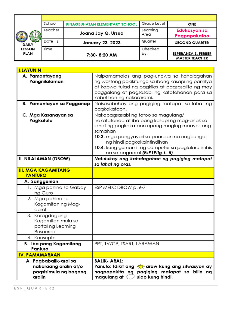 DLP Esp Demonstration | PDF