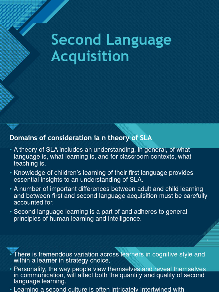 Second Language Acquisition | PDF | Second Language Acquisition ... Second Language Acquisition | PDF | Second Language Acquisition ...