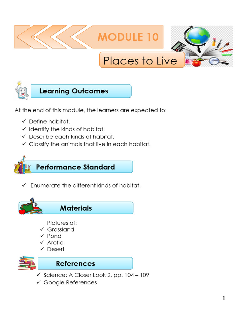 Science 1 Module 10 | PDF | Desert | Rain