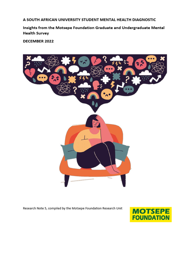 SA Student Mental Health Insights | PDF | Mental Disorder | Mental Health