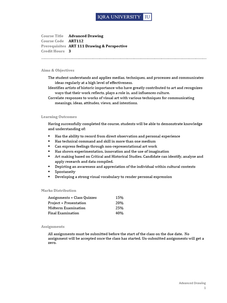 Advanced Drawing | Download Free PDF | Drawing | Still Life