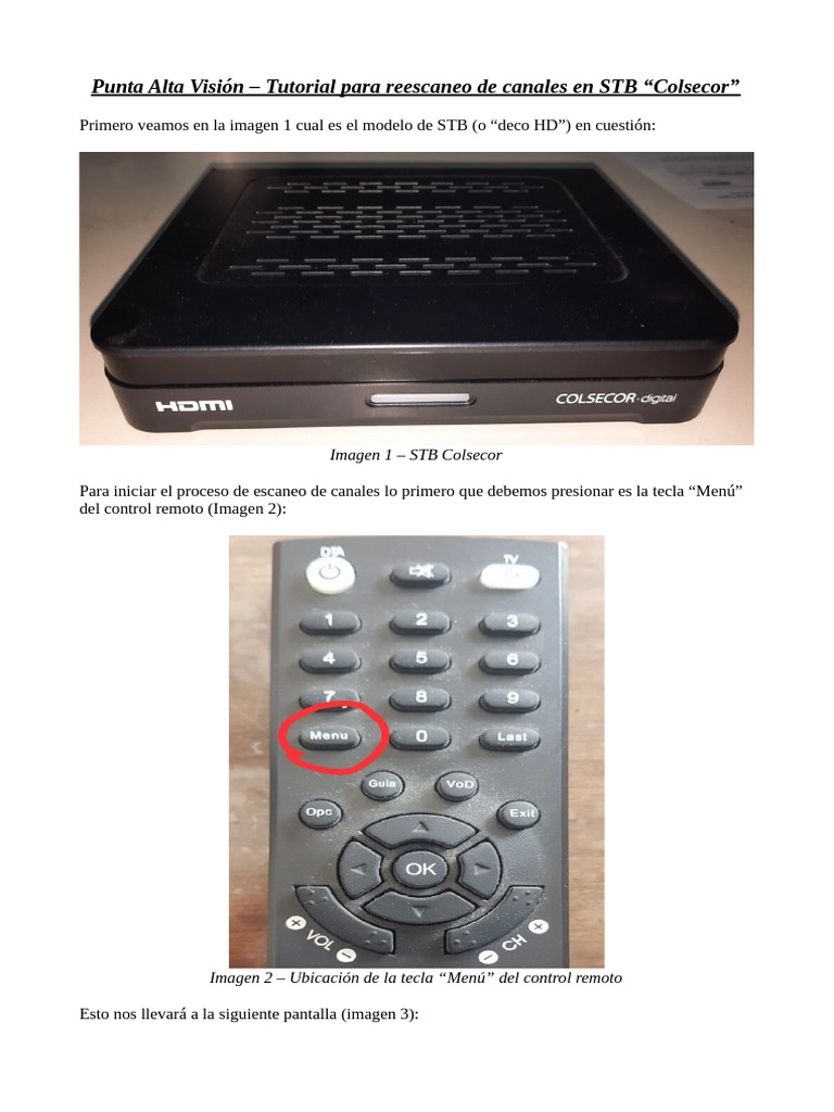 Tutorial Escaneo STB Colsecor | PDF | Contraseña | Informática
