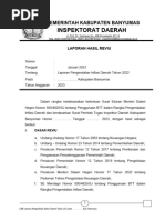 Contoh Laporan Hasil Reviu LPPD | PDF