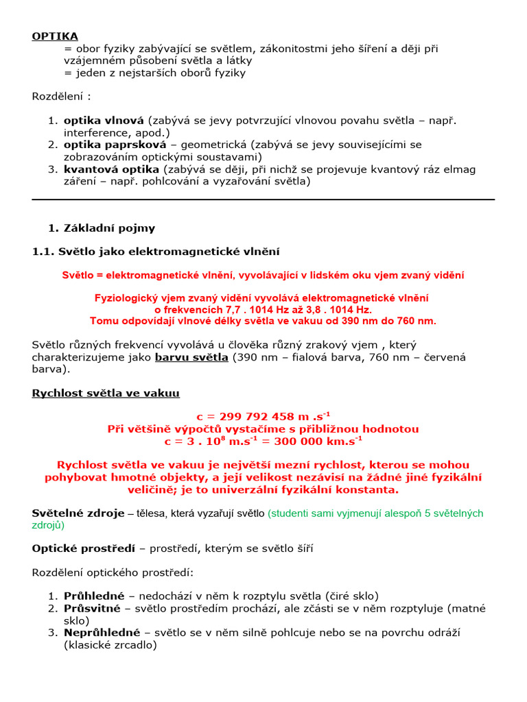 1 Optika | PDF
