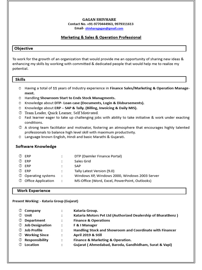 CV Gagan Shivhare 2023 | PDF | Invoice | Supply Chain CV Gagan Shivhare 2023 | PDF | Invoice | Supply Chain