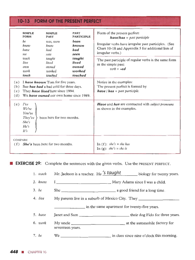 Guia Presente Perfecto (Sin Have Been) | PDF | Linguistics | Grammar