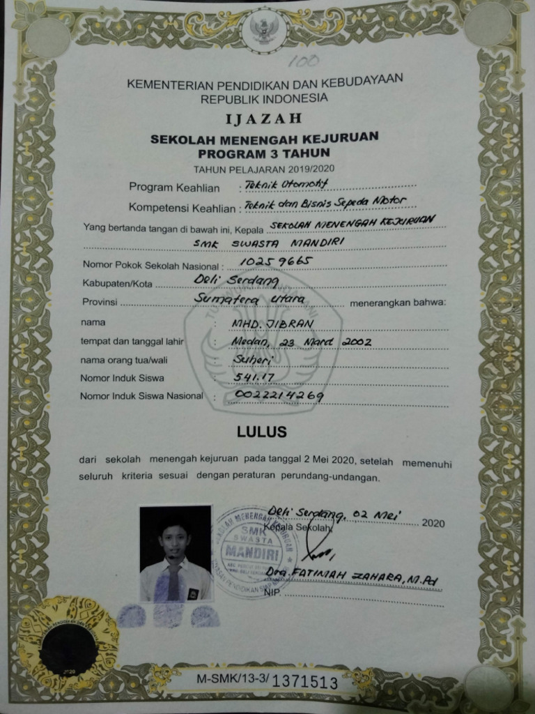 Ijazah Jibran | PDF