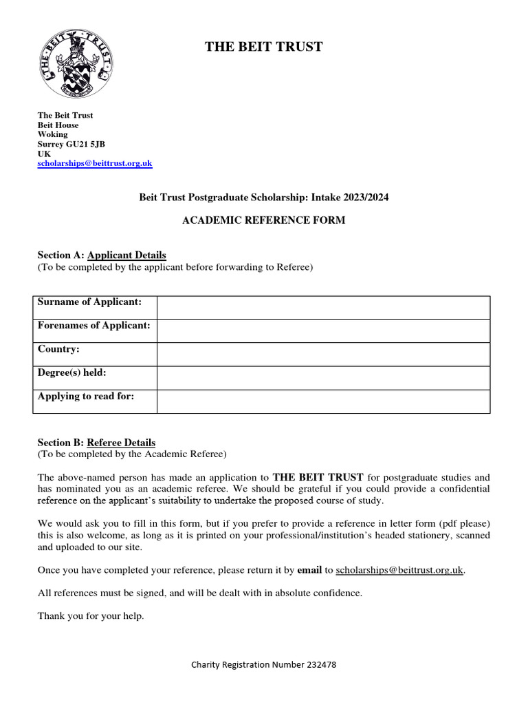 Academic Reference 2023 2024 | PDF