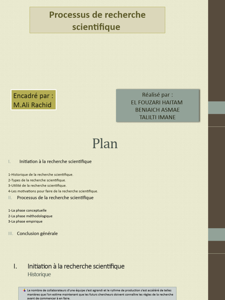 Guide du processus de recherche scientifique | PDF | Environnement naturel | Analyse des données