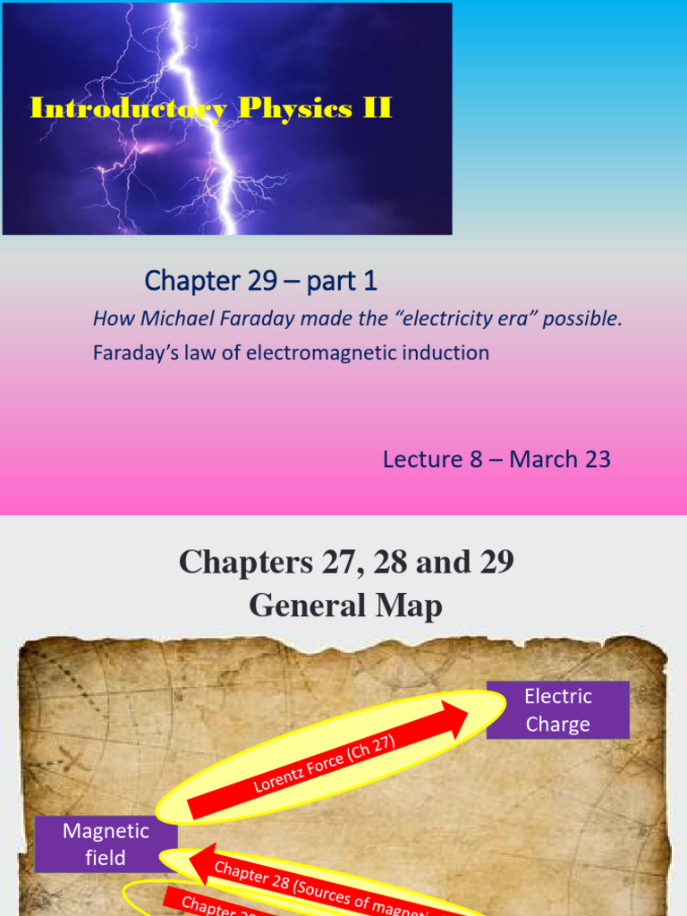 Lecture 18 - Chapter 29 Part 1 | PDF | Electromagnetic Induction ... Lecture 18 - Chapter 29 Part 1 | PDF | Electromagnetic Induction ...
