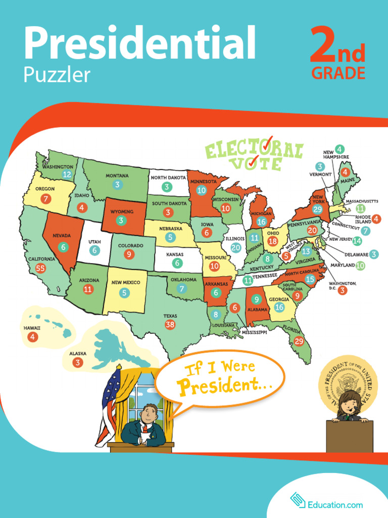 Presidential Puzzler Workbook | PDF | Symbols | National Symbols