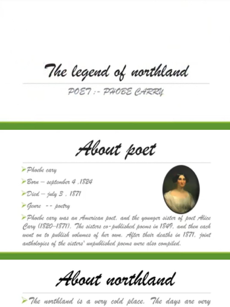 The Legend of Northland | PDF | Poetry