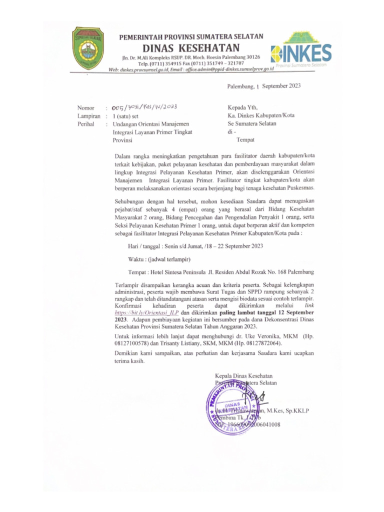 Undangan Peserta ILP | PDF