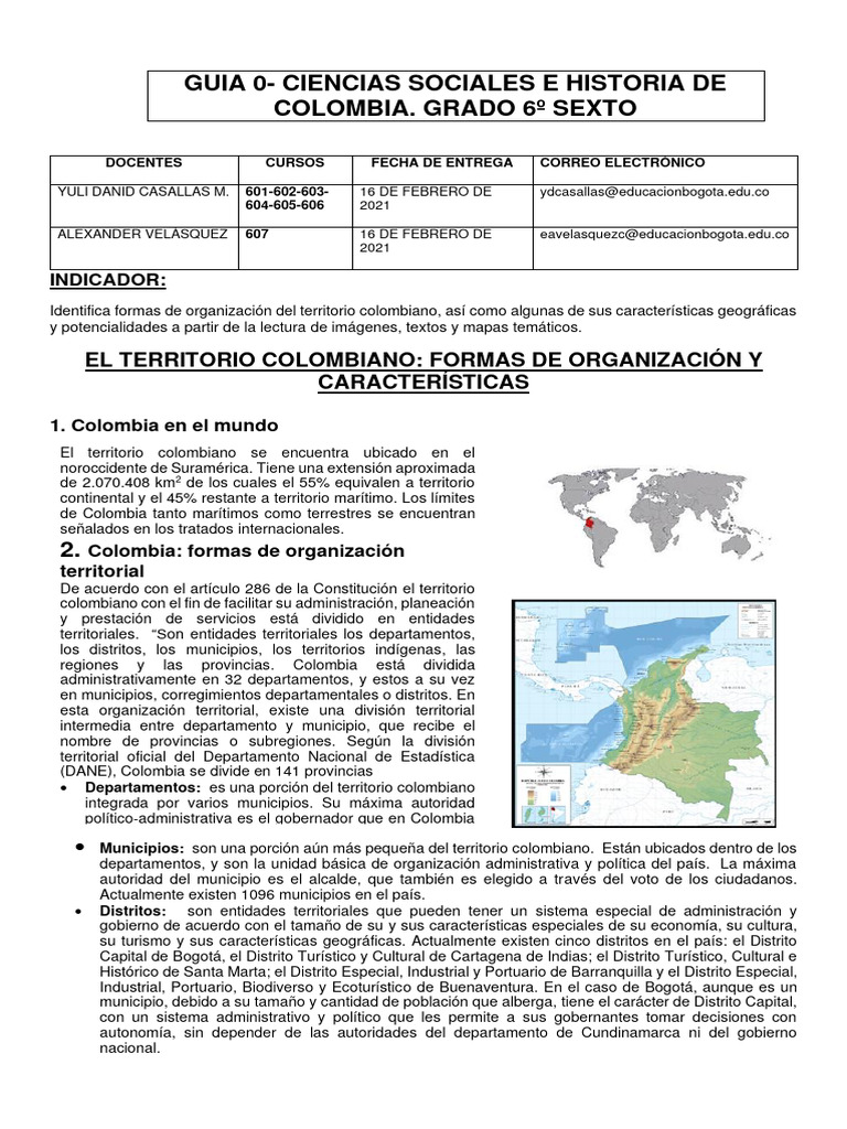Regiones Naturales de Colombia | Descargar gratis PDF | Colombia | Ciencias de la Tierra