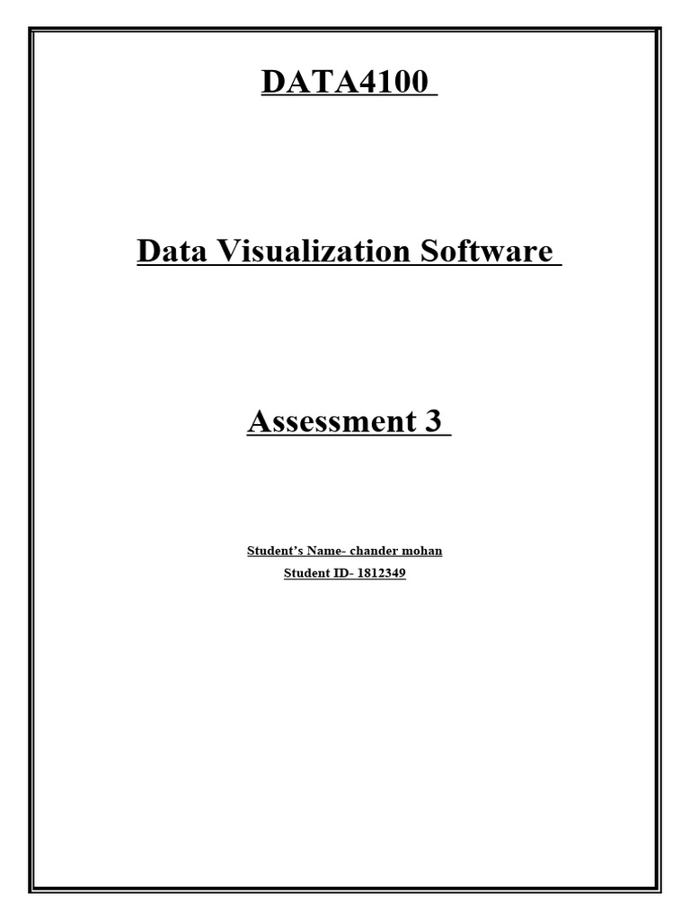 DATA4100 Visualization | PDF | Data | Data Analysis