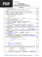 Sample Paper 1 For Solving | PDF | Computer Program | Programming