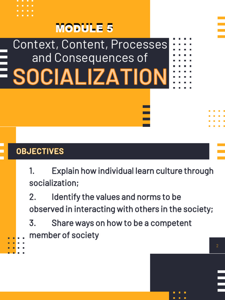 Lesson 5 | PDF | Socialization | Identity (Social Science)