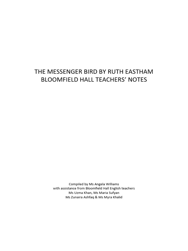 The Messenger Bird | PDF