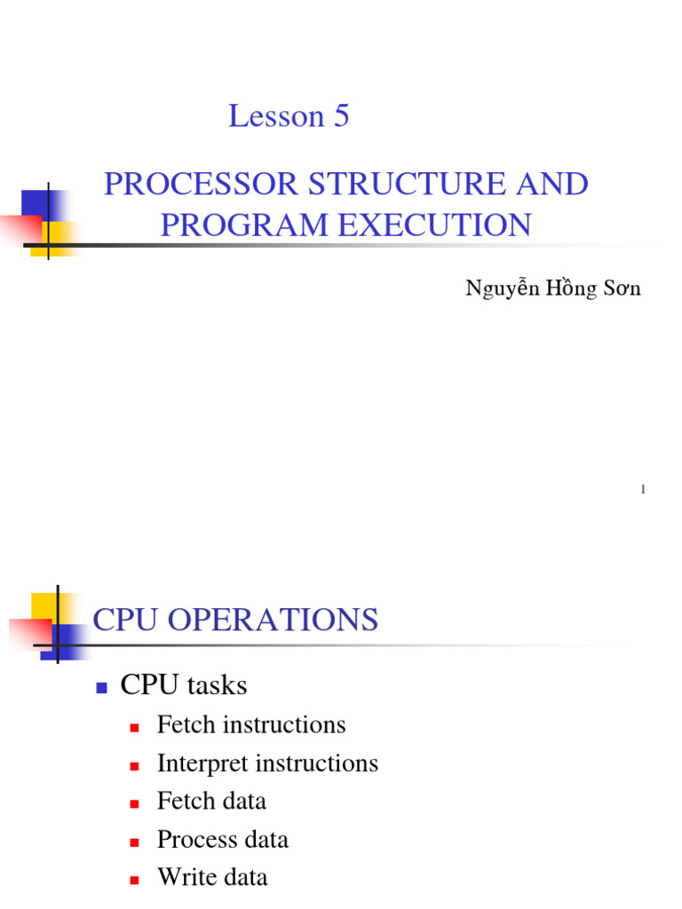 CPU Instruction Cycle Guide | PDF | Central Processing Unit | Computer ...