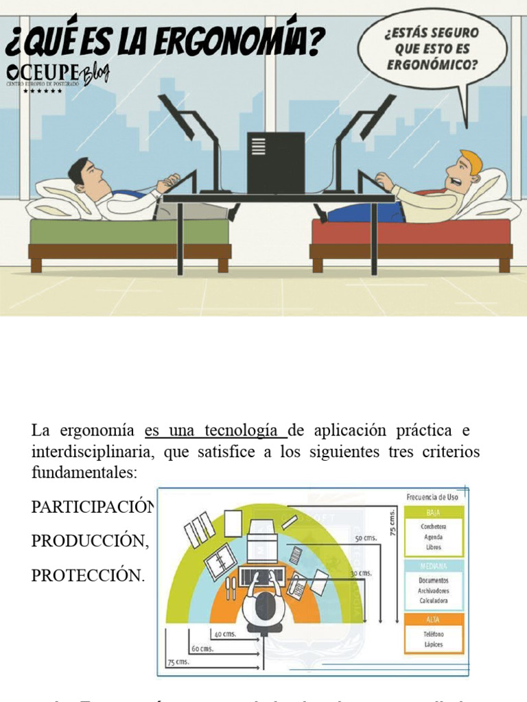 Ergonomia Pdf Factores Humanos Y Ergonomía Diseño