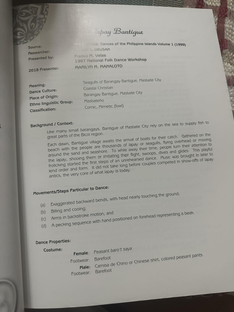 Lapay Bantigue | PDF