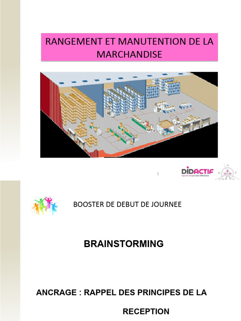 Optimisation du Stockage et Réception des Marchandises | PDF | Nourritures | Nourriture et boisson