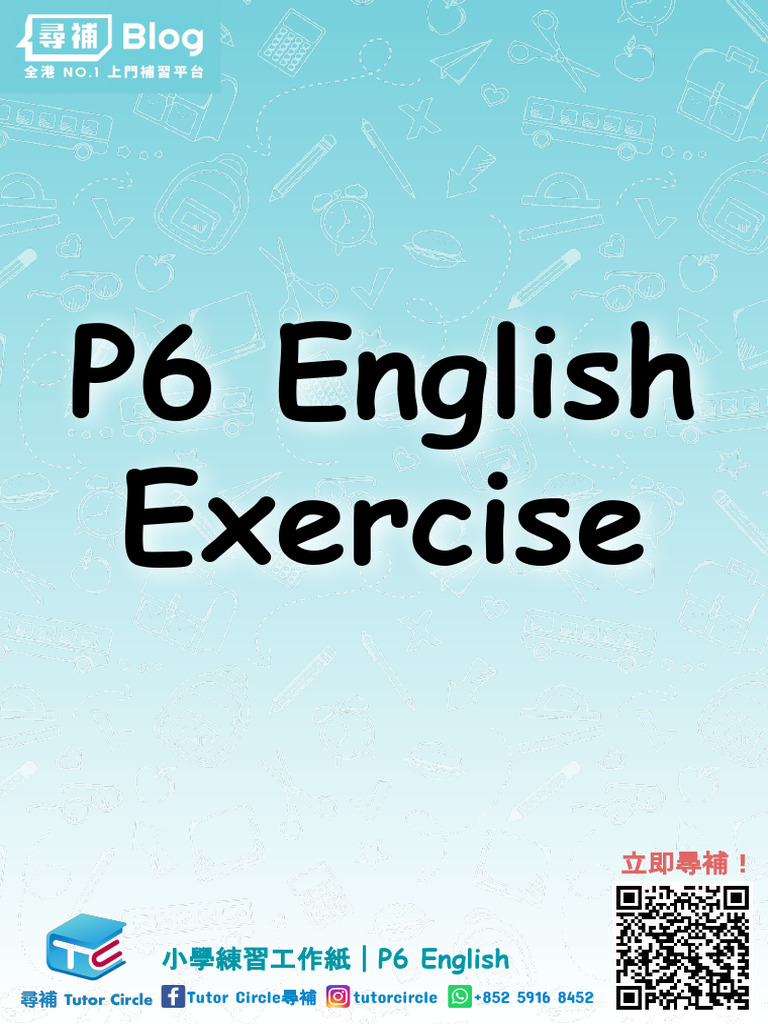 P6 English Grammar and Writing Exercises | PDF | Language Arts & Discipline