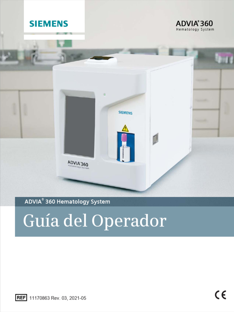 ADVIA 360 Hematology System Operator S Guide, ES-AG | PDF