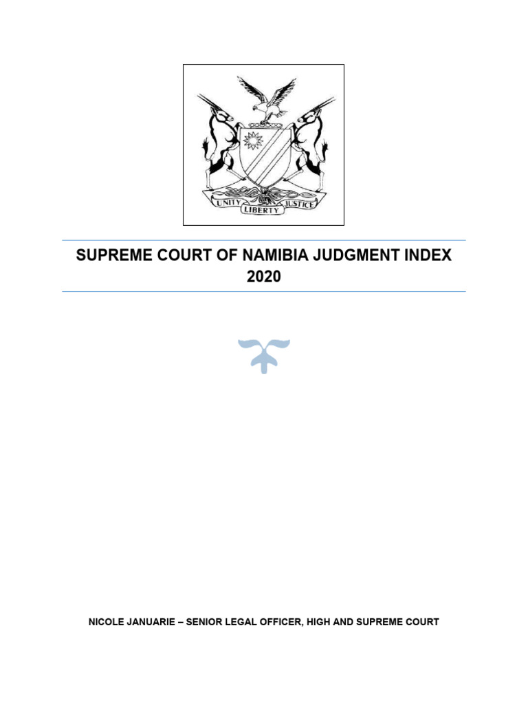 2020 Supreme Court Judgment Index | Download Free PDF | Appeal ...