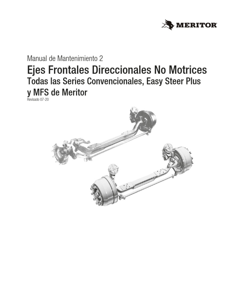 MM2SP - Manual Mantenimiento Eje Frontal MERITOR - Publicacion 2020 ...