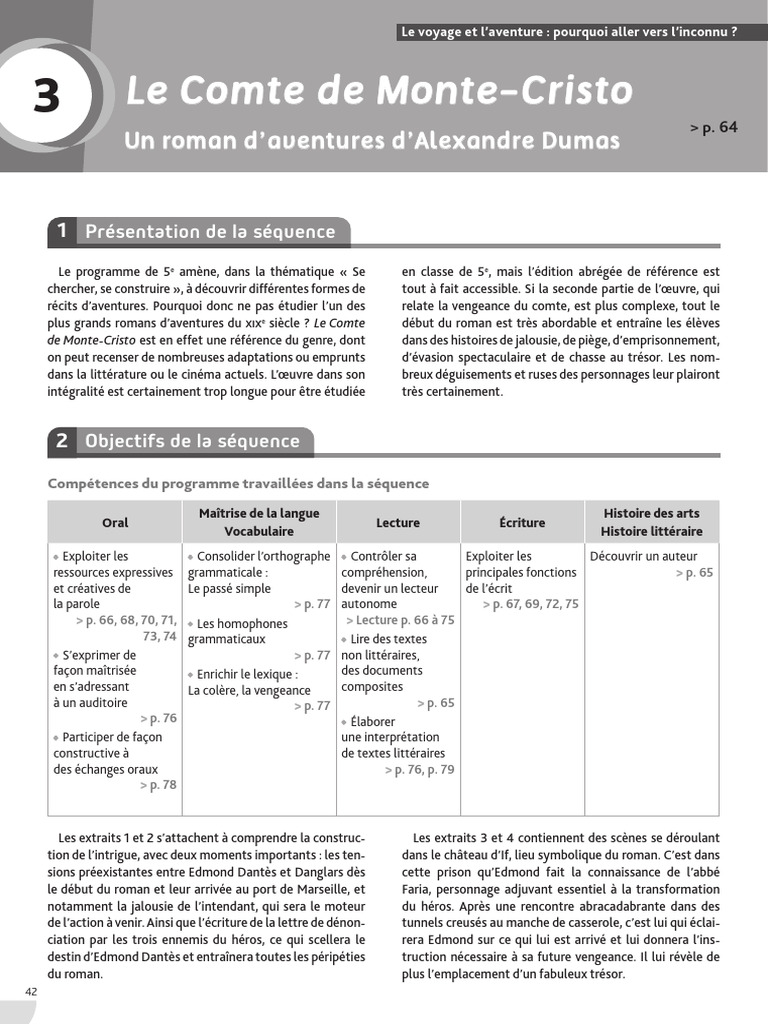 Séquence 3 | Download Free PDF | Le Comte de Monte-Cristo