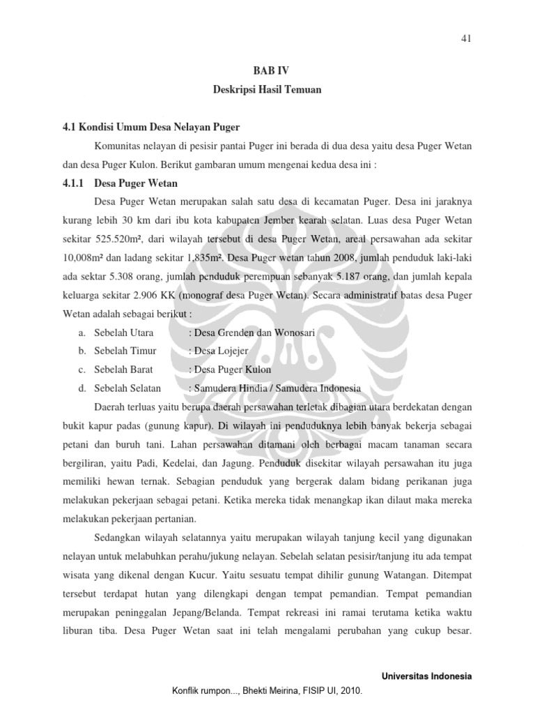 Adoc - Pub Bab IV Deskripsi Hasil Temuan | PDF | Perjalanan