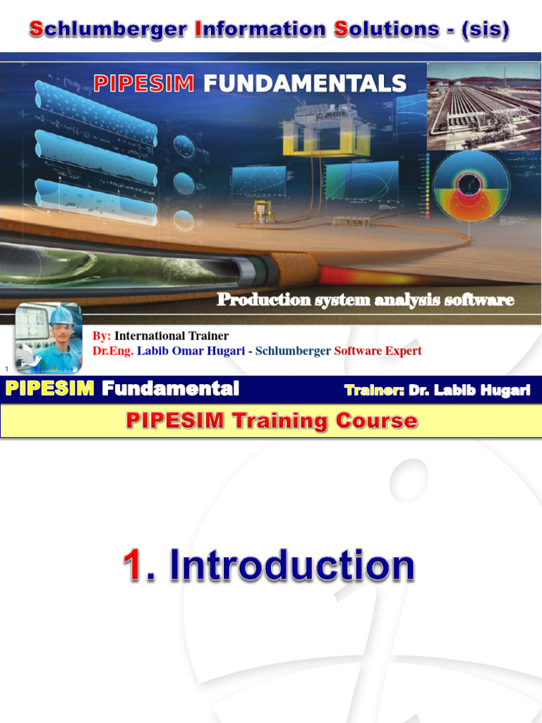 PIPESIM 2011 Training Course Labib Lec 1 | PDF | Pump | Menu (Computing)