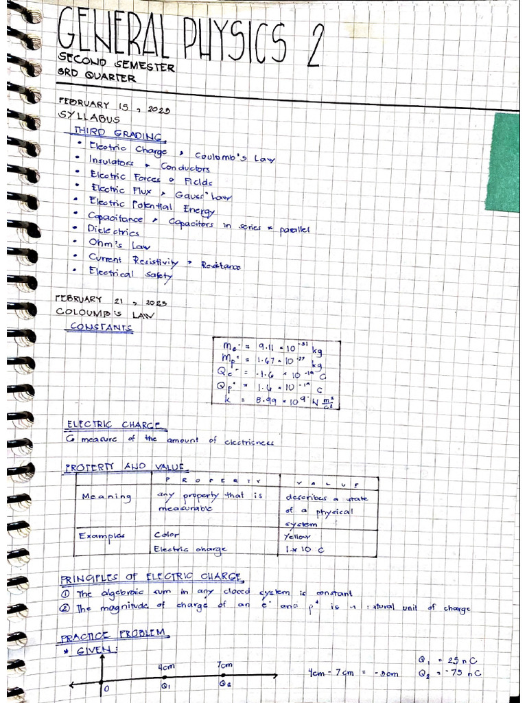 Physics Notes 3rd Quarter | PDF