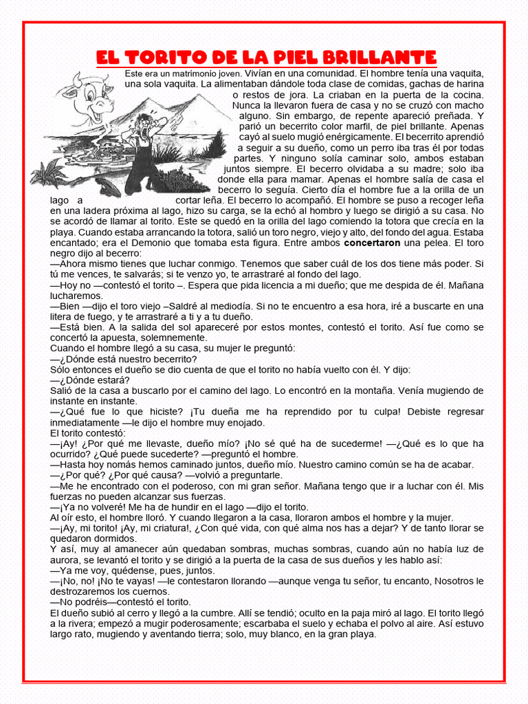 6 Torito de La Piel Brillante | PDF | Vacas