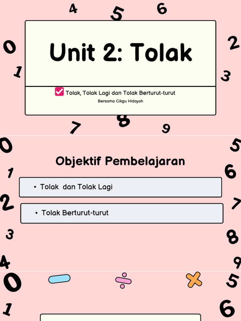 Tahun 2 - Unit 2 - Tolak | PDF