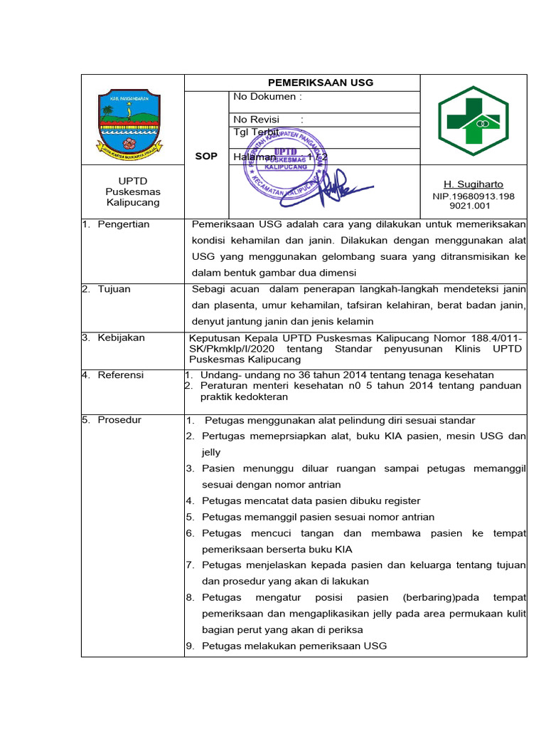 Pemeriksaan USG | PDF