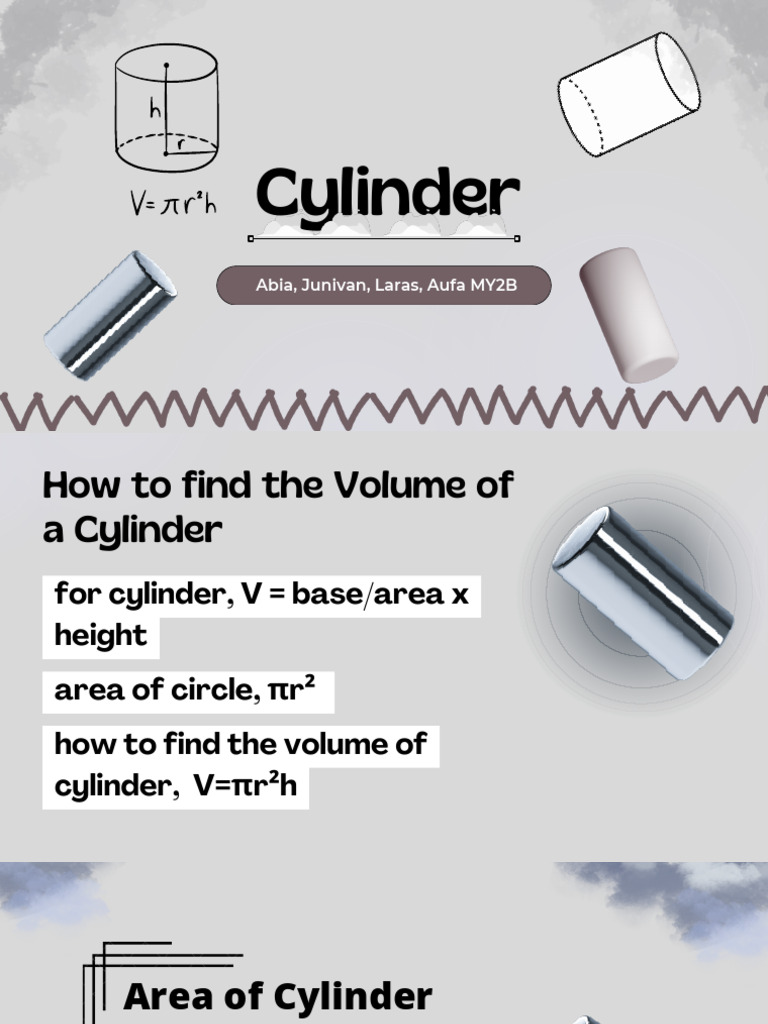 Cylinder Math Pdf