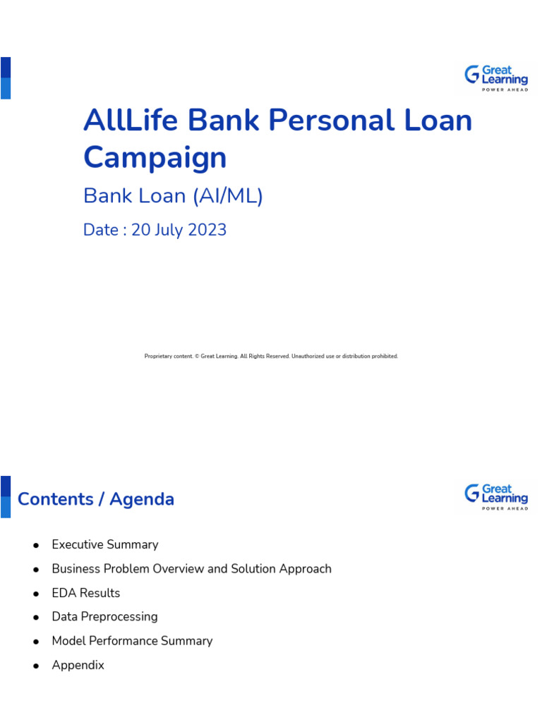 Project 2 | PDF | Accuracy And Precision | Loans