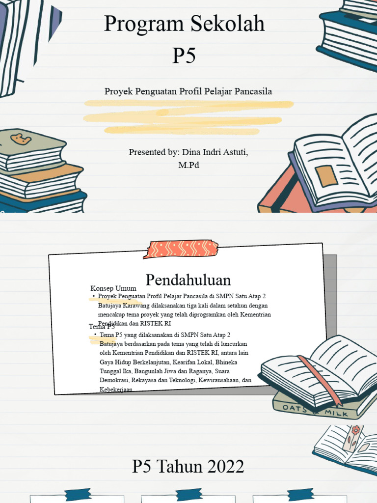 Program Sekolah P5 SMPN SATU ATAP 2 BATUJAYA | PDF