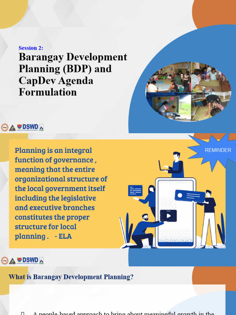 The Barangay Development Planning (BDP) and CapDev Agenda Formulation Process | PDF