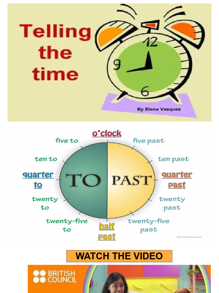 ESL Time-Telling Listening Exercise | PDF