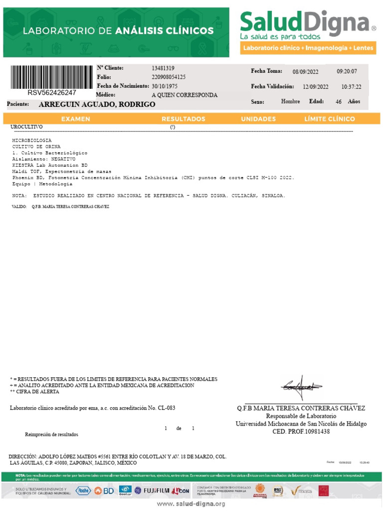 Resultados SaludDigna | PDF