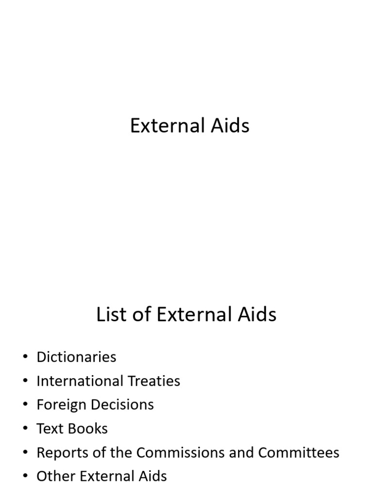 External Aids | PDF | Justice | Crime & Violence