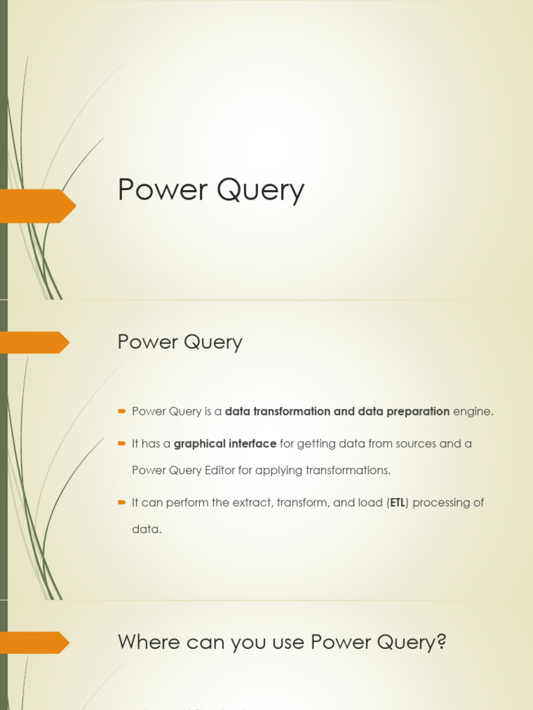 Introduction To Power Query | PDF
