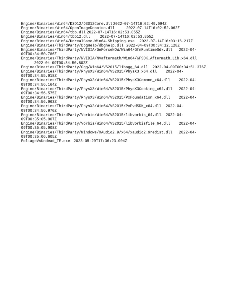 Manifest NonUFSFiles Win64 | PDF Manifest NonUFSFiles Win64 | PDF