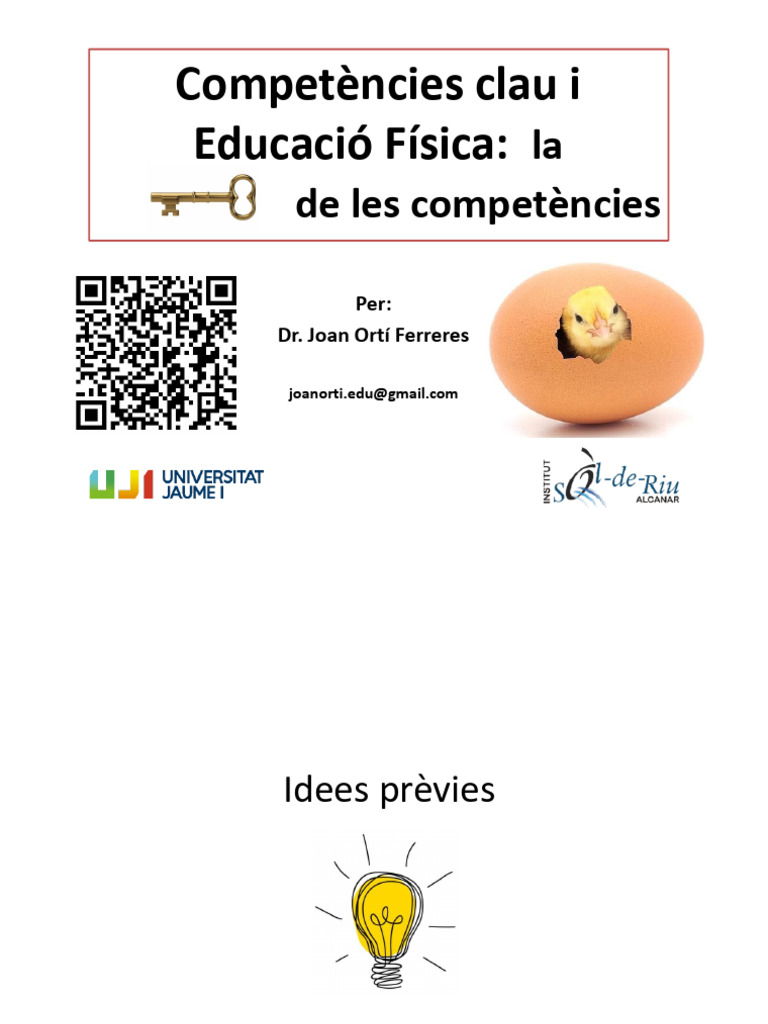 COMPETÈNCIES Clau I EF X Enviar 1 | PDF