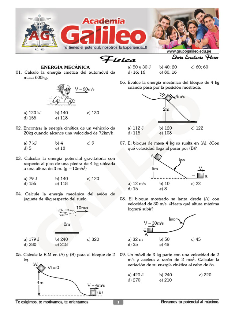 Energia Mecanica | PDF | Metrología | Mecánica