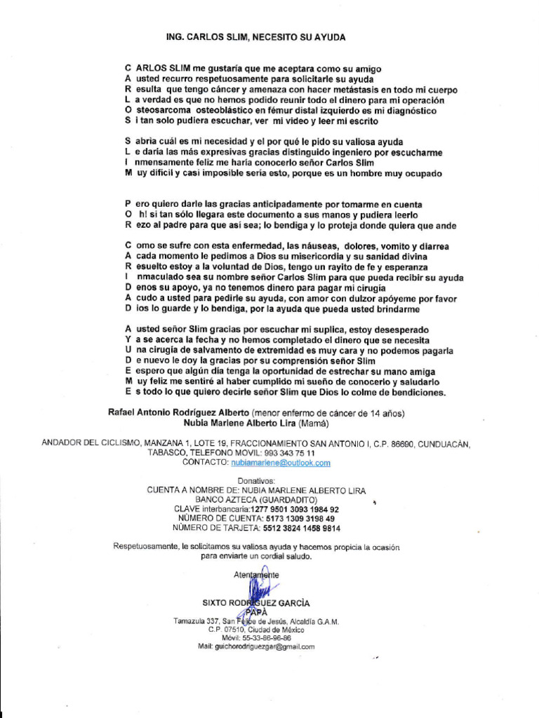 Acrostico Carlos Slim | PDF