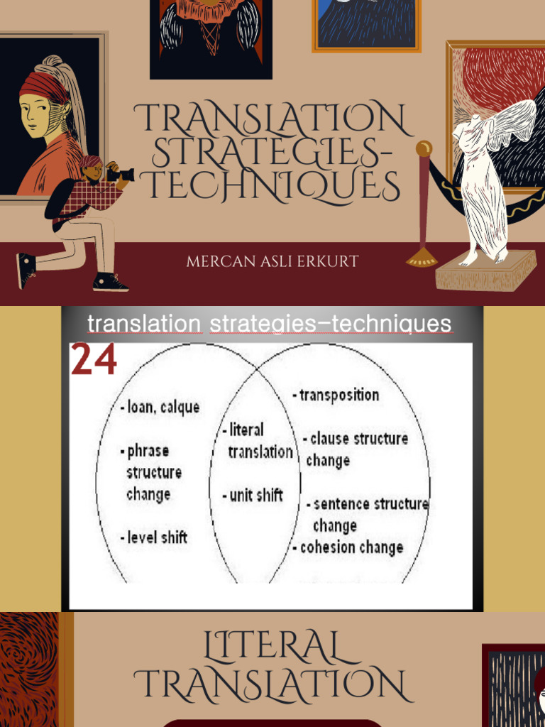 Translation Strategies - Techniques | PDF | Verb | Phrase